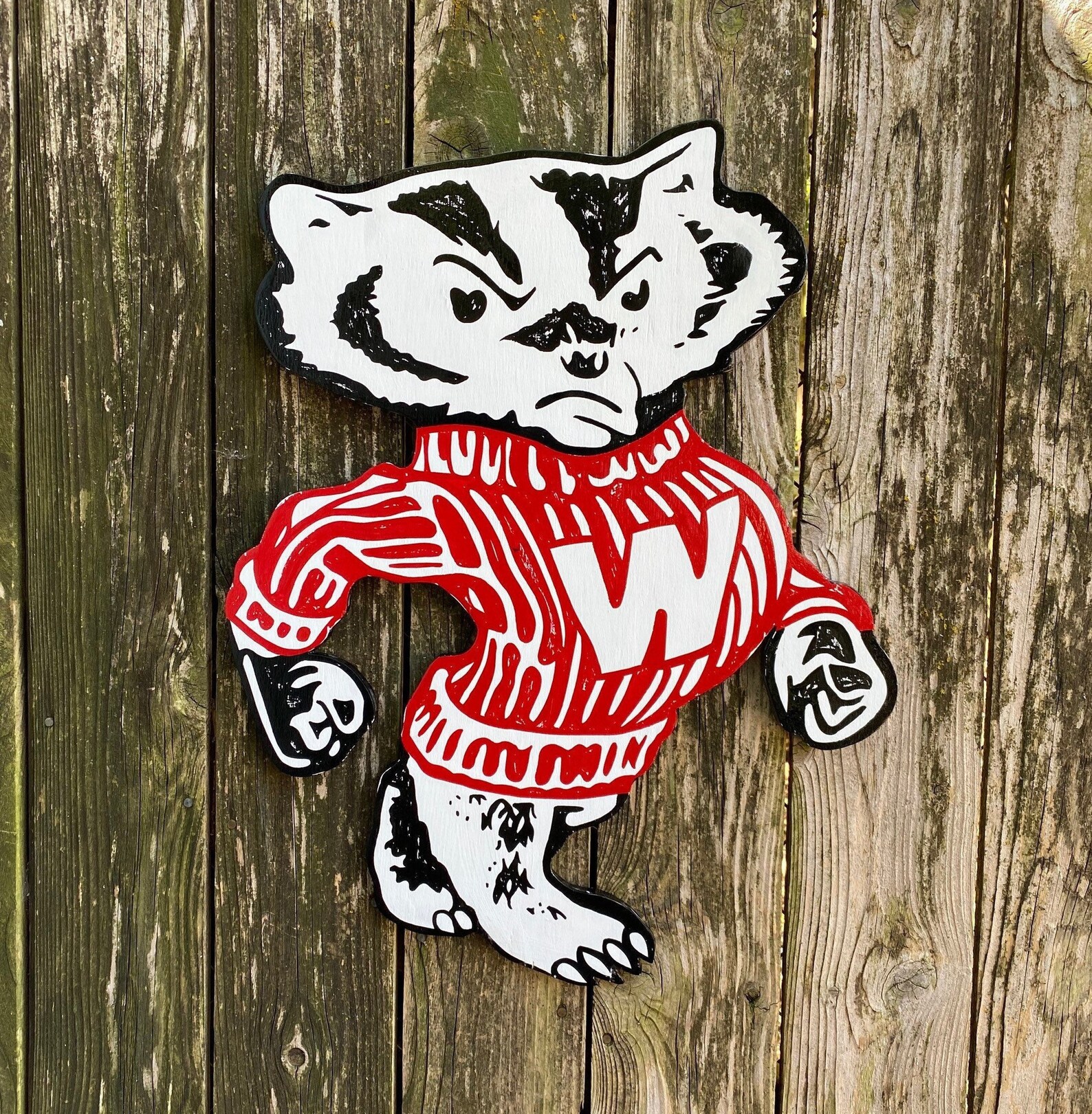 Wisconsin Badgers Sign - Etsy