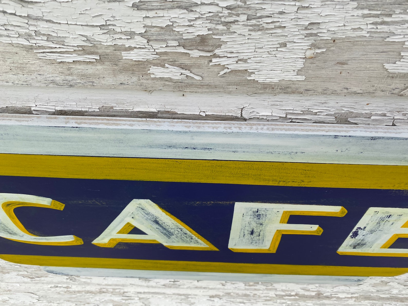 Cafe Kitchen Sign Farmhouse Sign Vintage Sign Hand Painted | Etsy