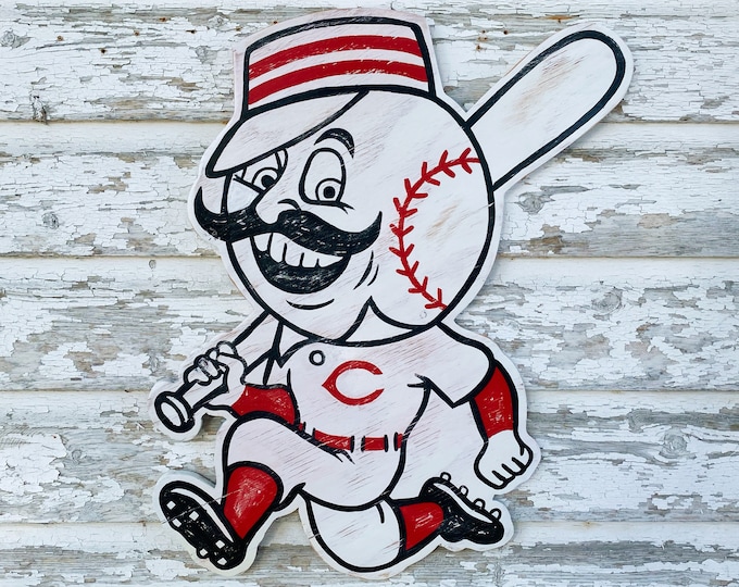 Cincinnati Reds Sign, Mr Red - Etsy