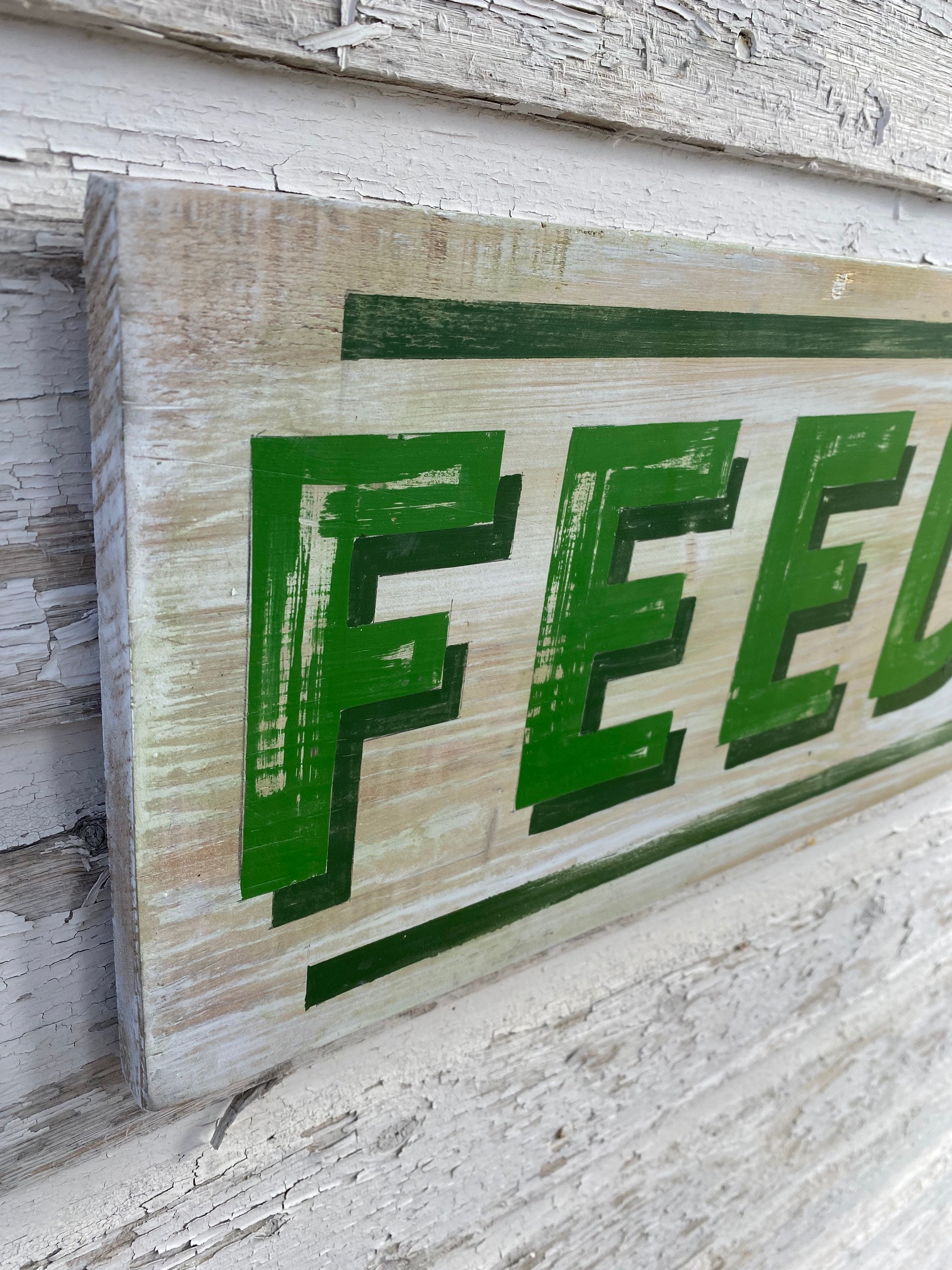 Feed and Seed Sign Vintage Feed Sign Outdoor Farm Sign | Etsy