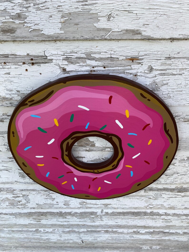 Homer Simpson Donut Sign - Etsy