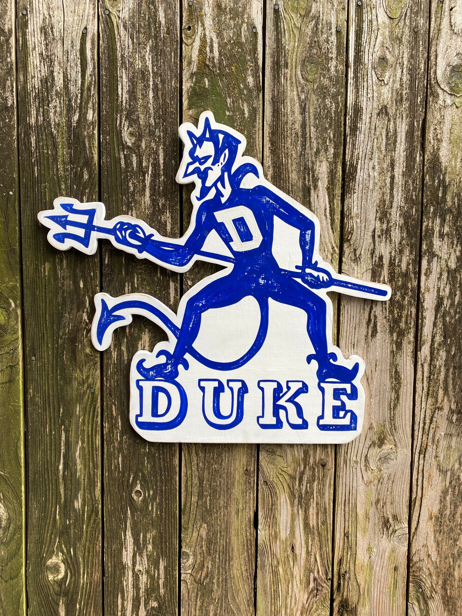 Duke Blue Devils Sign - Etsy