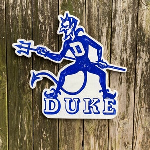 Duke Blue Devils Sign - Etsy