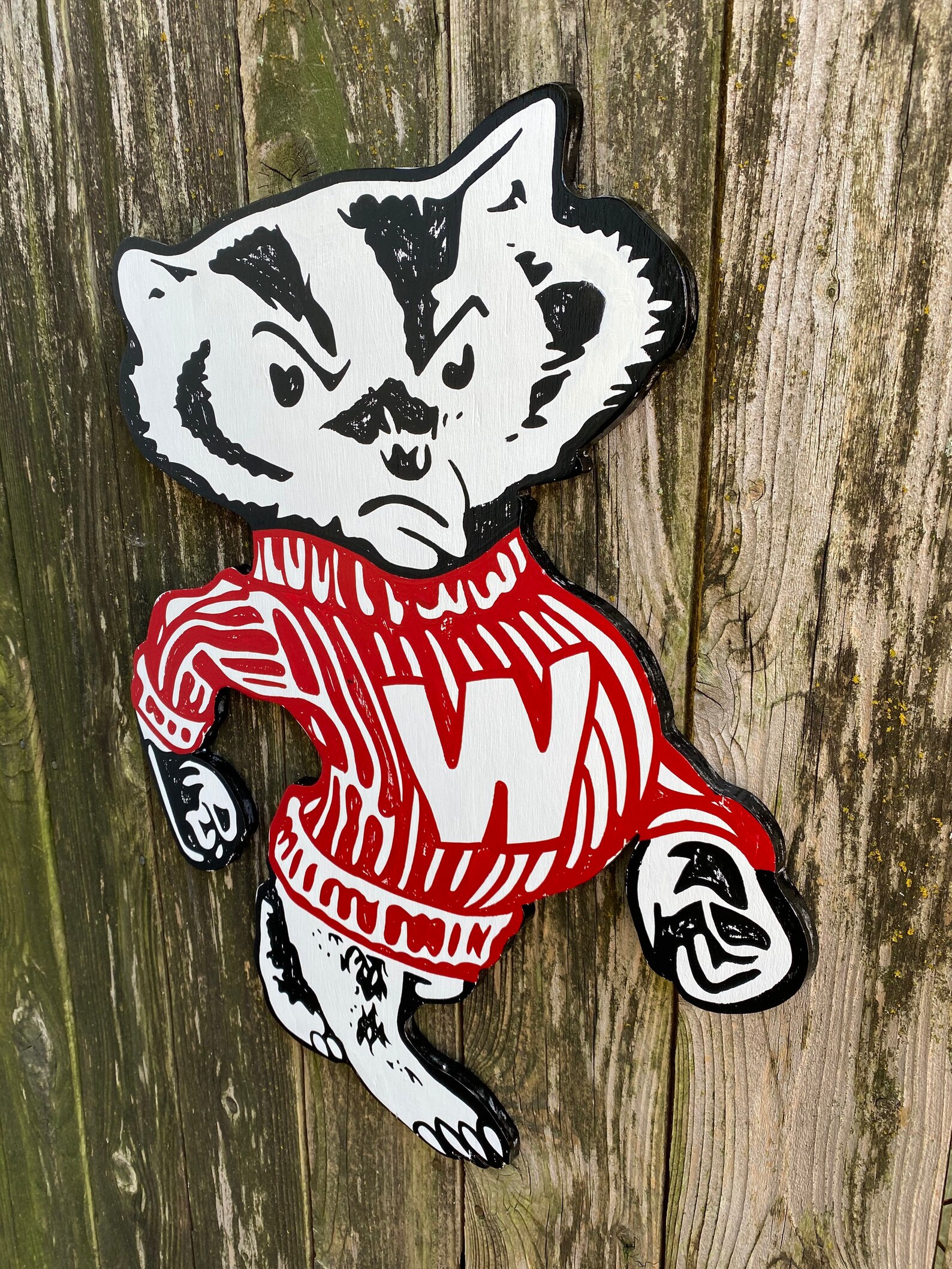 Wisconsin Badgers Sign - Etsy