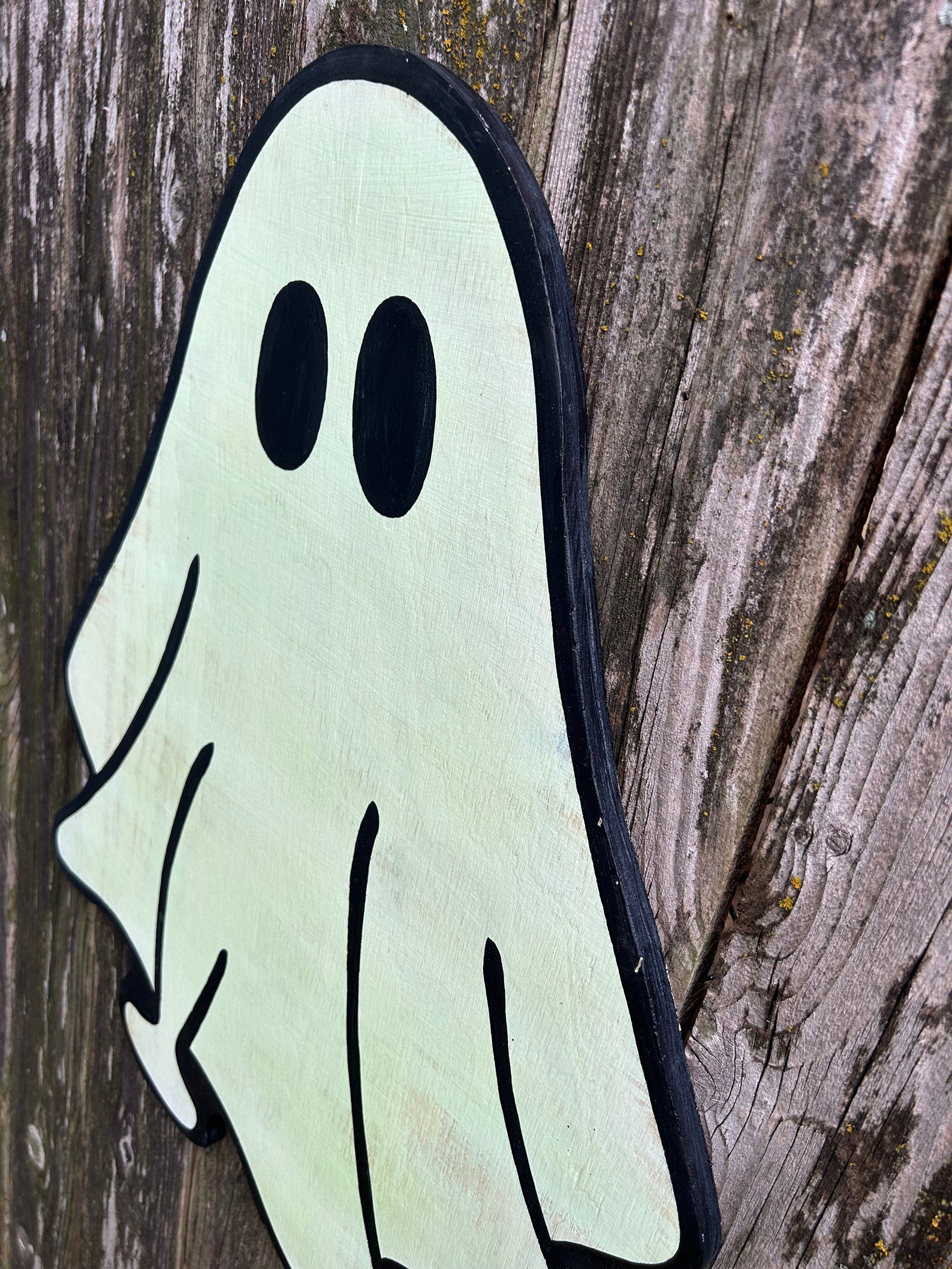 Halloween Ghost Sign Glow in the Dark - Etsy