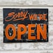 Open Sign, Sorry Were Open Sign, Closed Sign, Store Sign - Etsy