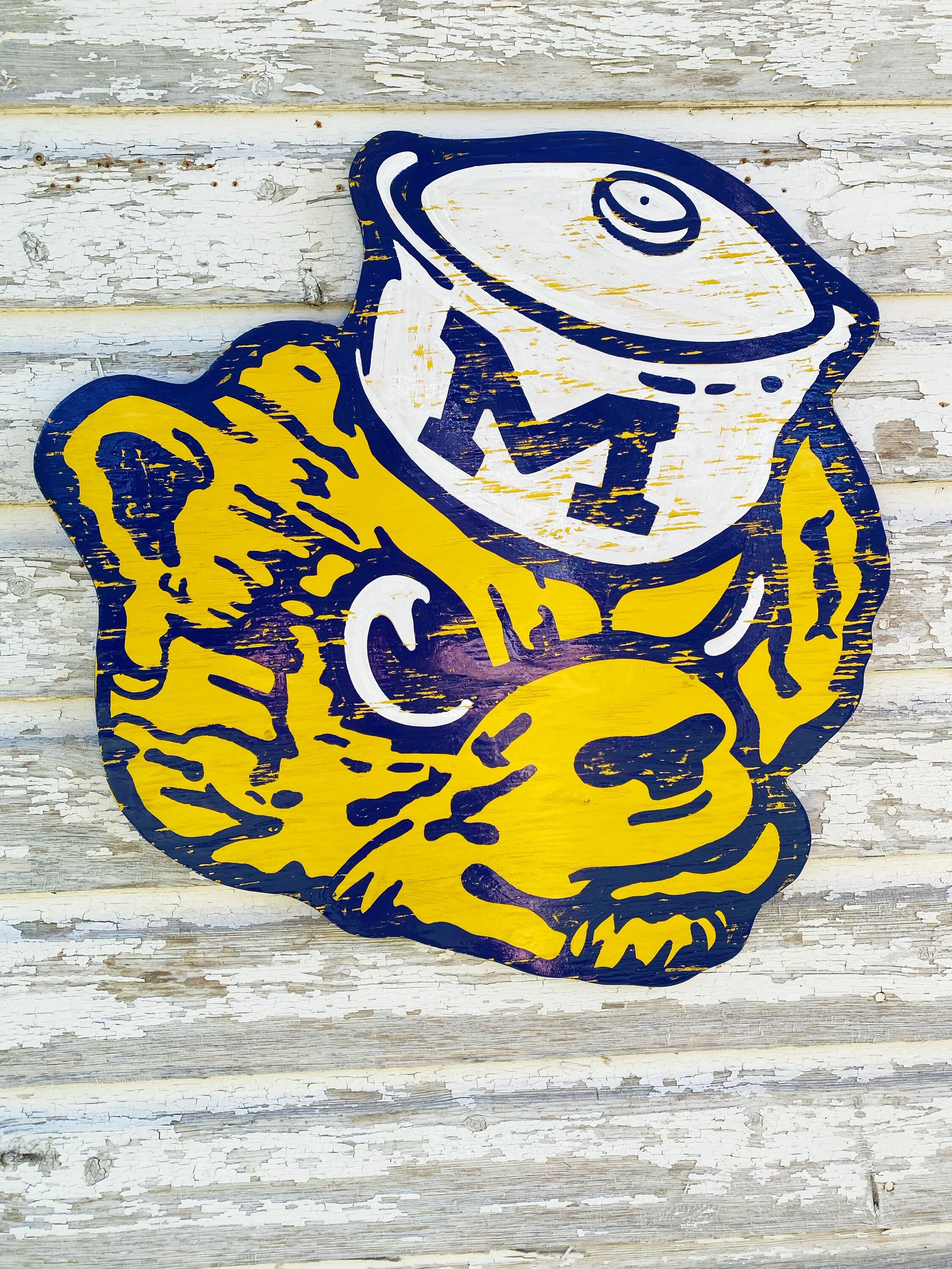 Michigan Wolverines sign | Etsy