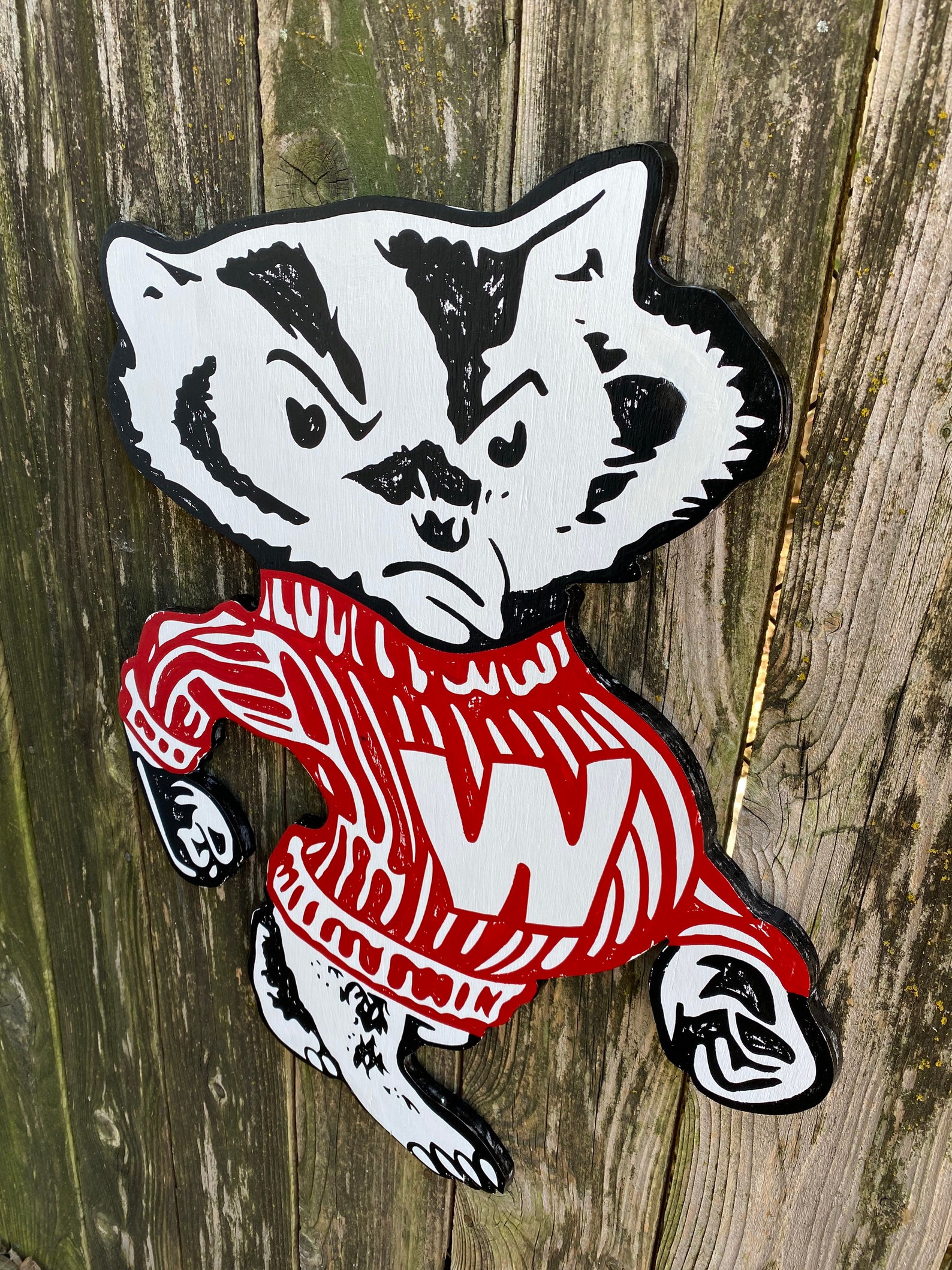 Wisconsin Badgers Sign - Etsy