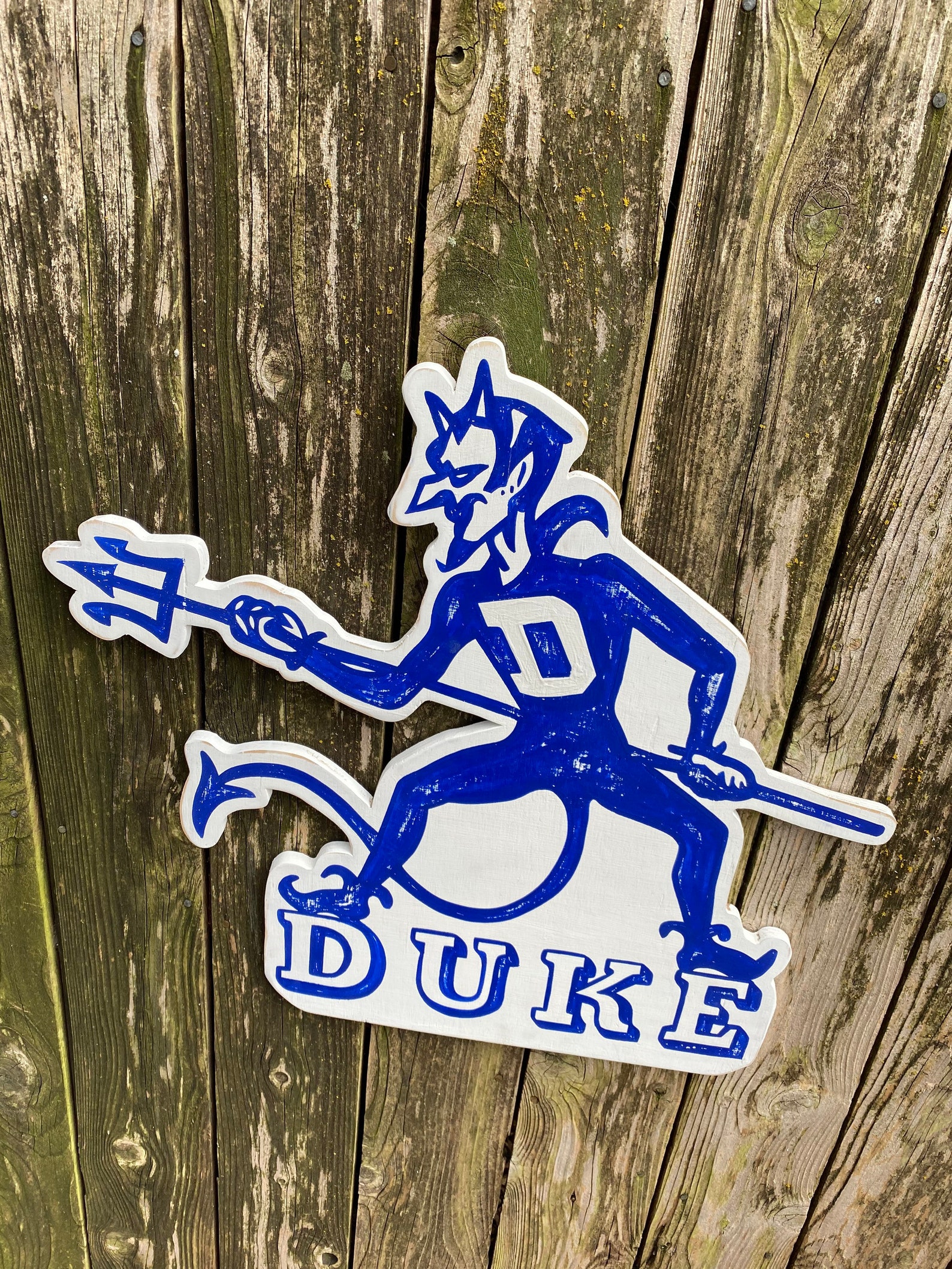 Duke Blue Devils Sign - Etsy