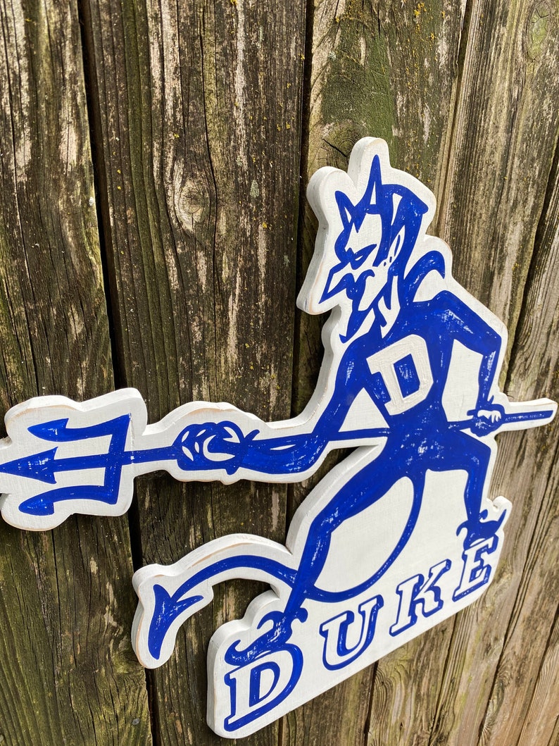 Duke Blue Devils Sign - Etsy