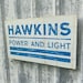 Stranger Things Sign Hawkins Indiana Hawkins Power and Light - Etsy