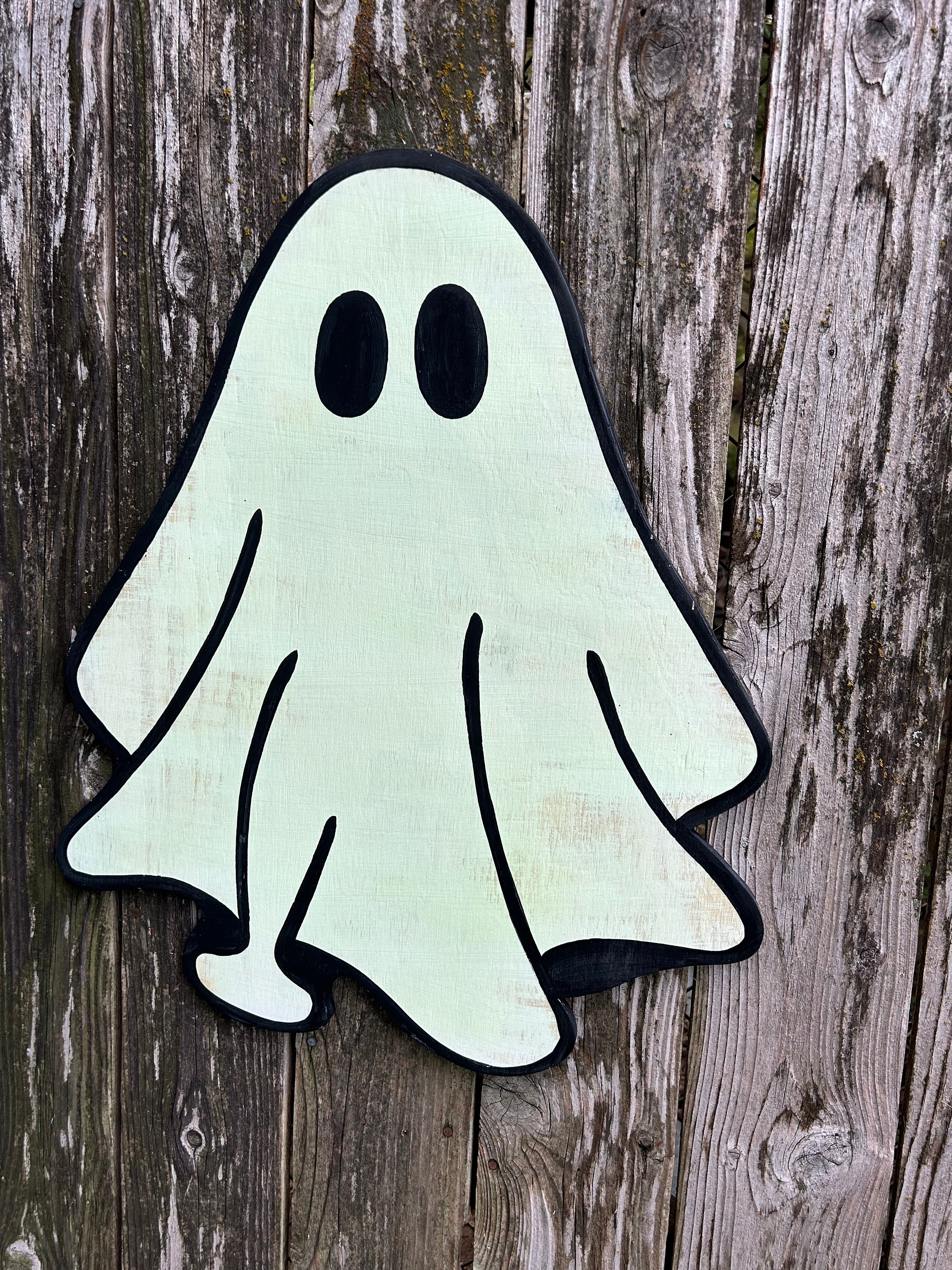 Halloween Ghost Sign Glow in the Dark - Etsy