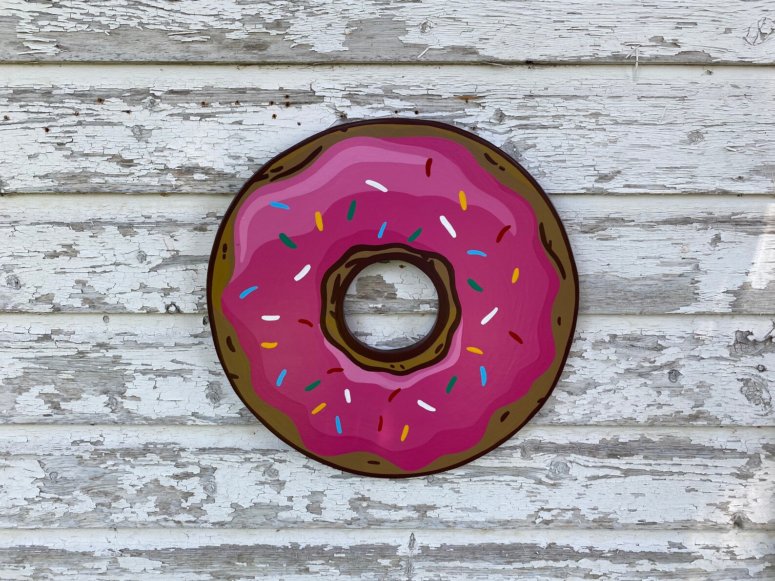 Homer Simpson donut sign | Etsy