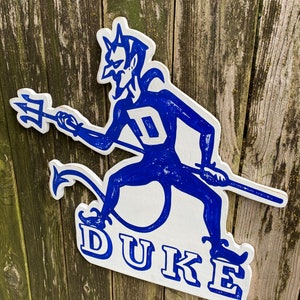 Duke Blue Devils Sign - Etsy