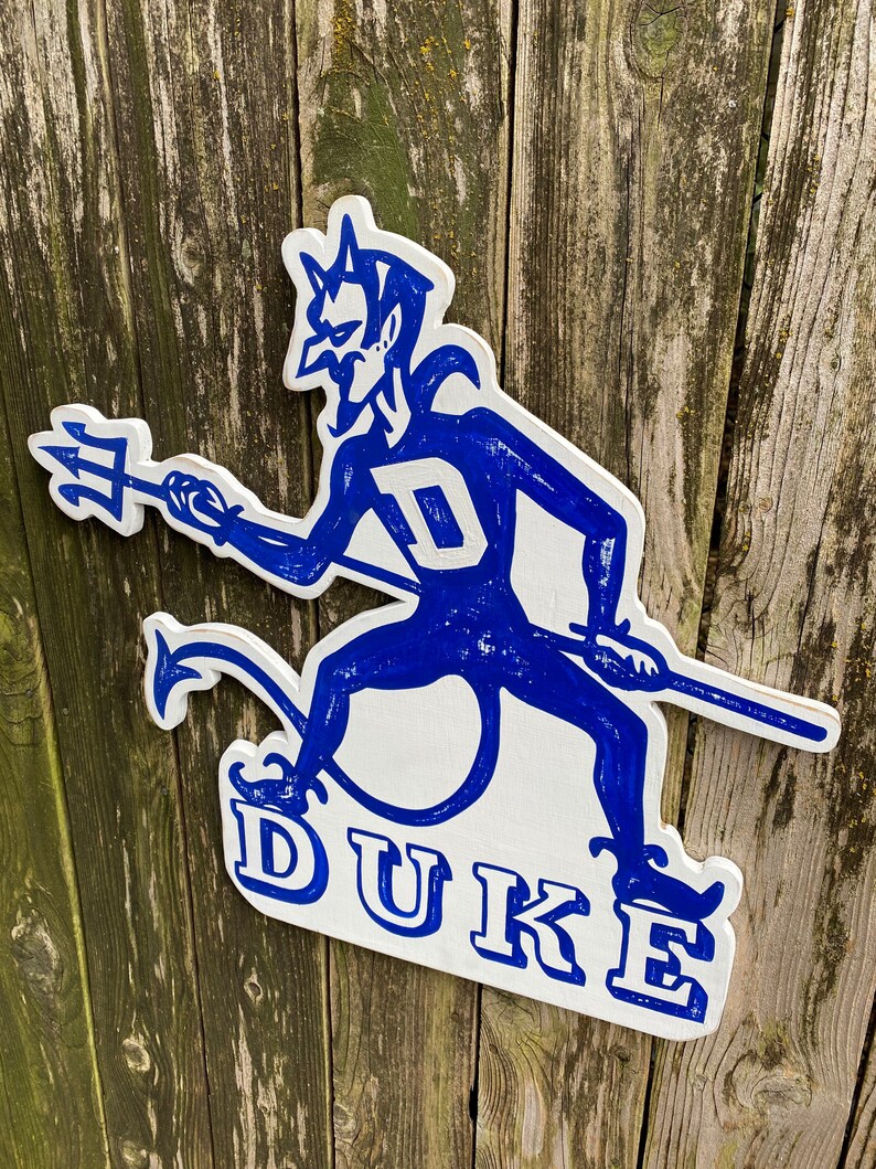 Duke Blue Devils Sign - Etsy