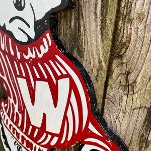 Wisconsin Badgers Sign - Etsy