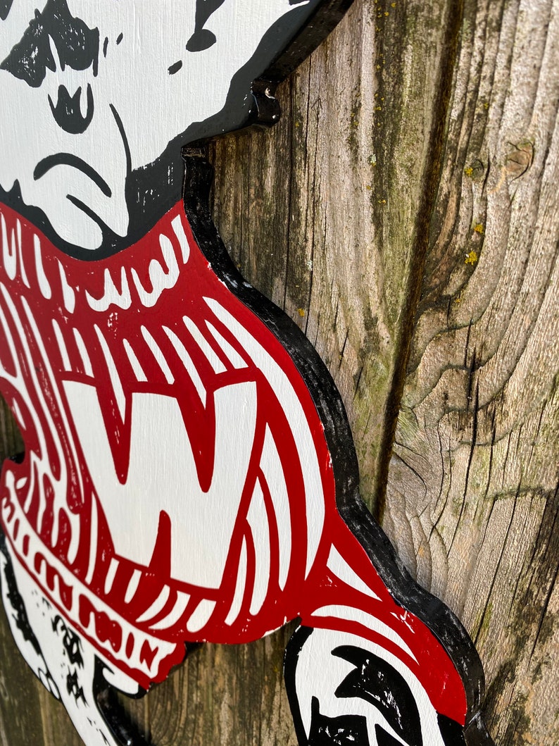 Wisconsin Badgers Sign - Etsy