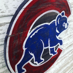 Chicago Cubs Sign, Vintage Cubs - Etsy