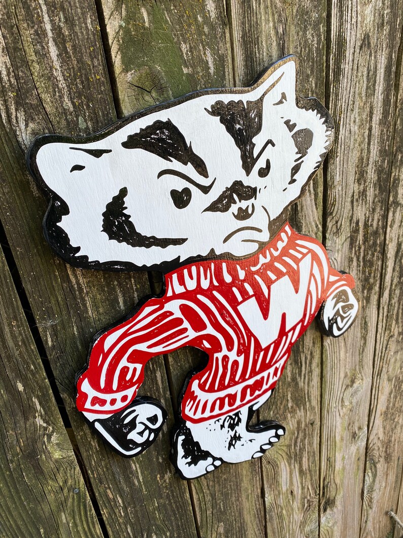 Wisconsin Badgers Sign - Etsy
