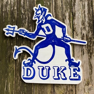Duke Blue Devils Sign - Etsy