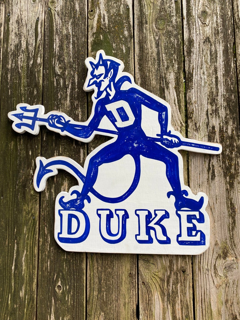 Duke Blue Devils Sign - Etsy