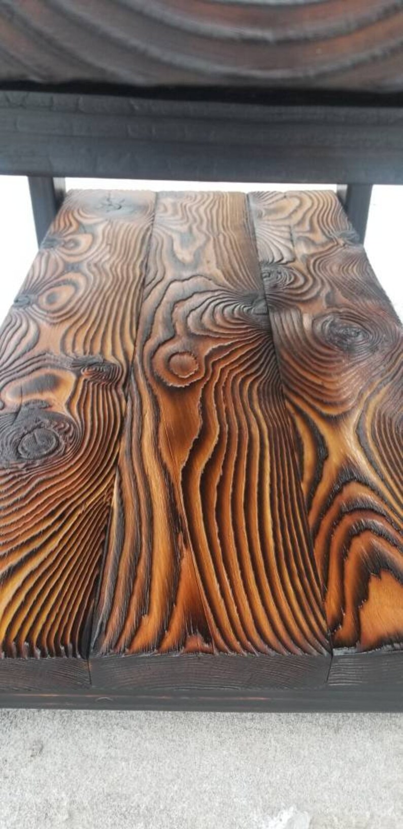 Gorgeous Shou Sugi Ban Coffee Table - Etsy