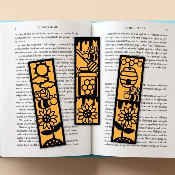 Bee Bookmark - Etsy