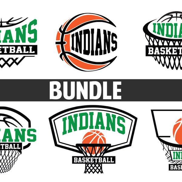 Indians Basketball Mom Svg - Etsy