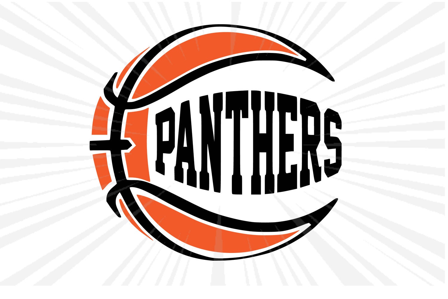 Panthers Basketball SVG: Cricut & Silhouette Cut File (digital Download ...