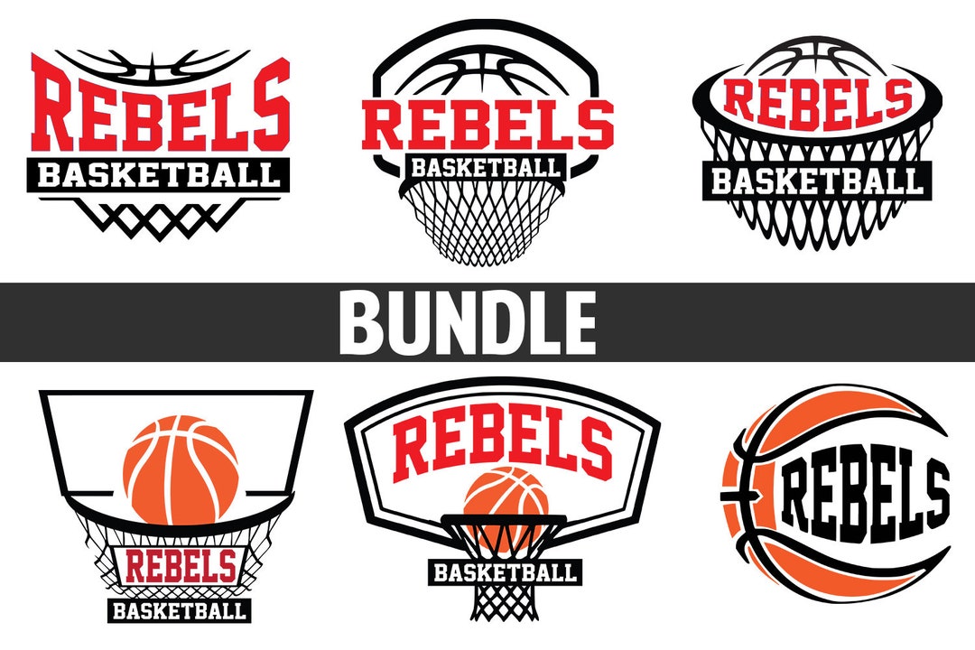 Rebels Basketball SVG Bundle: T-shirt Printable (digital Download) - Etsy