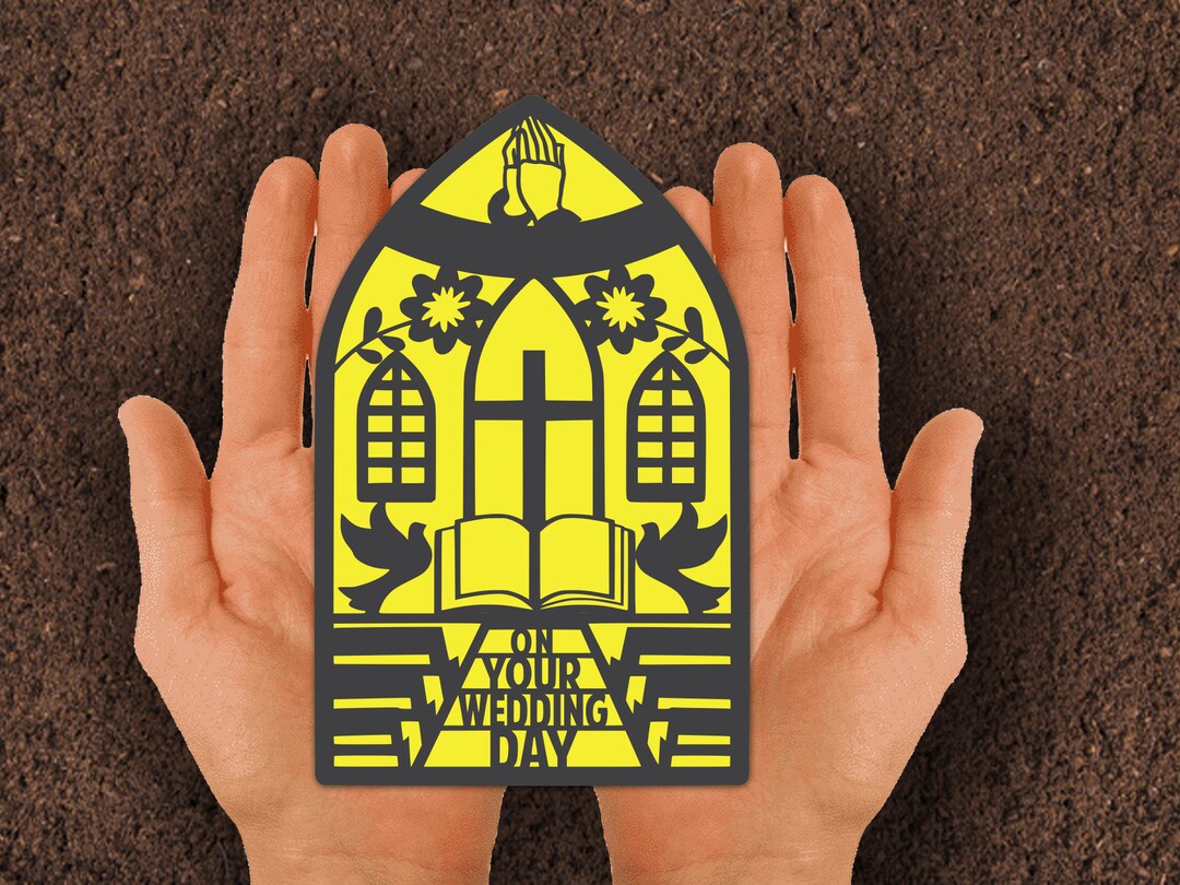 Easter Church Paper Cut: Christian SVG DXF (digital Download) - Etsy