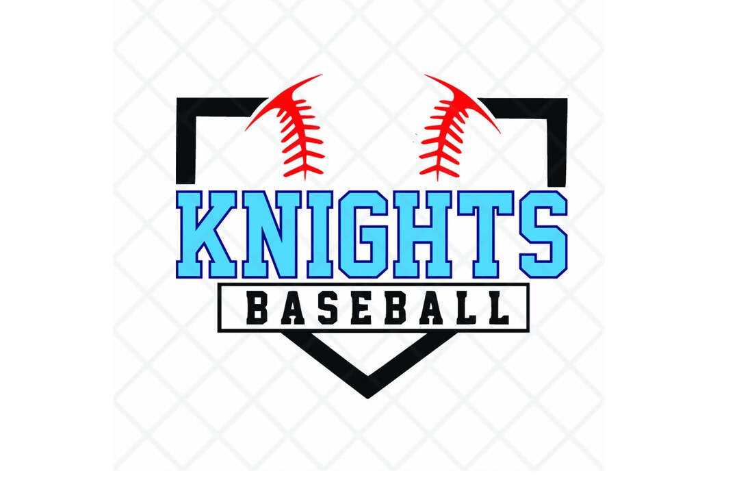 Knights Baseball Svg Dxf Eps Baseball Laces Download File Silhouette ...