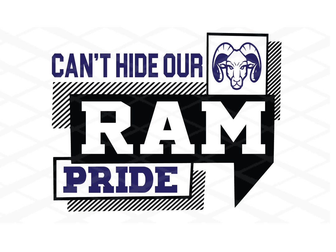 Rams Pride Svg,rams Svg, Pride Svg, Cut File, Sports Svg, Mascot Svg ...