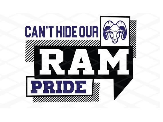 Rams Pride Svgrams Svg Pride Svg Cut File Sports Svg | Etsy