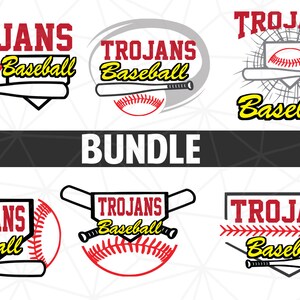 Baseball,trojans Baseball Svg,baseball Svg,baseball Cricut,baseball Cut ...