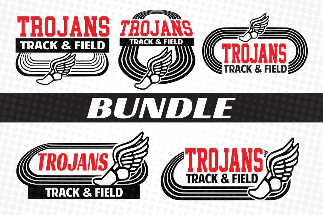 Trojans Track & Field SVG: Cricut Cut File (digital Download) - Etsy