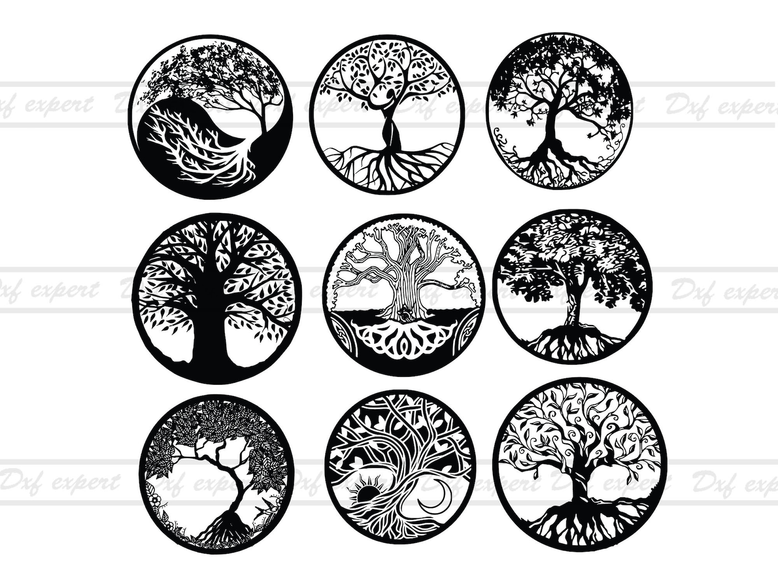 Tree Svg Family Tree Svg File Tree Clipart Tree Vector - Etsy Canada