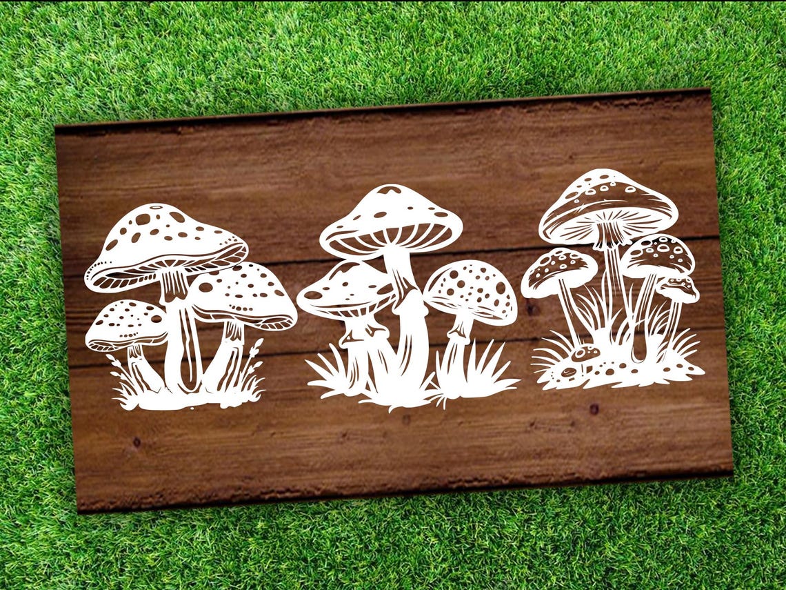 Mushroom SVG Bundle: Mushroom Vector Cut Files for Cricut & Silhouette ...