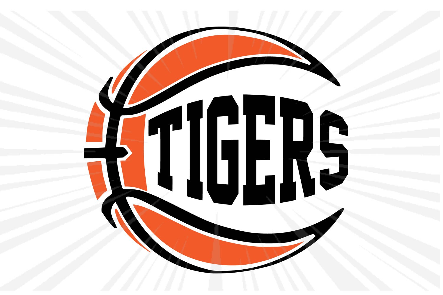 Tiger Basketball Svg Dxf Eps Net Download File Silhouette | Etsy