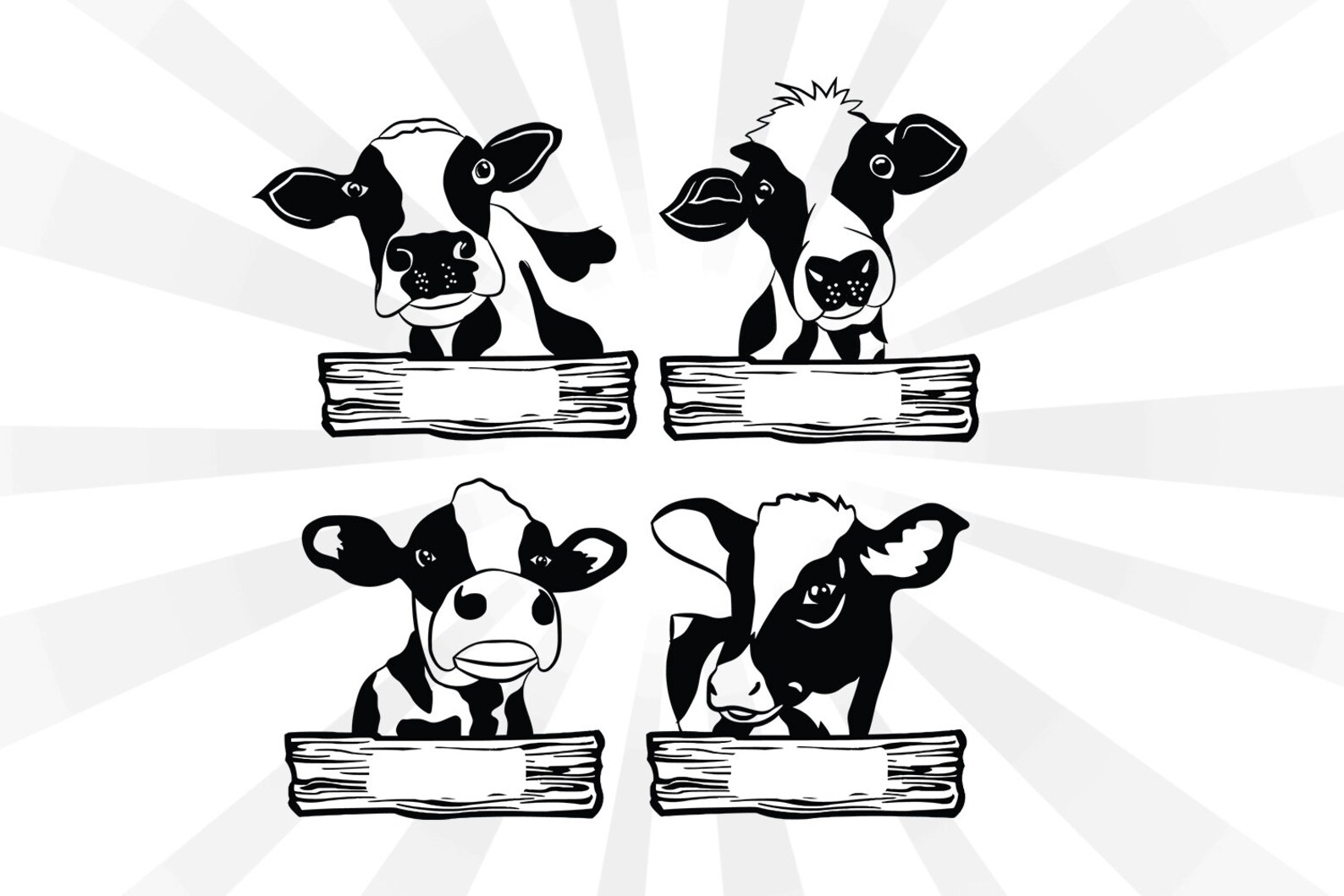 Cow Svg cow Sign Board Svgfarm Animal Svgcow Cut File Cow - Etsy