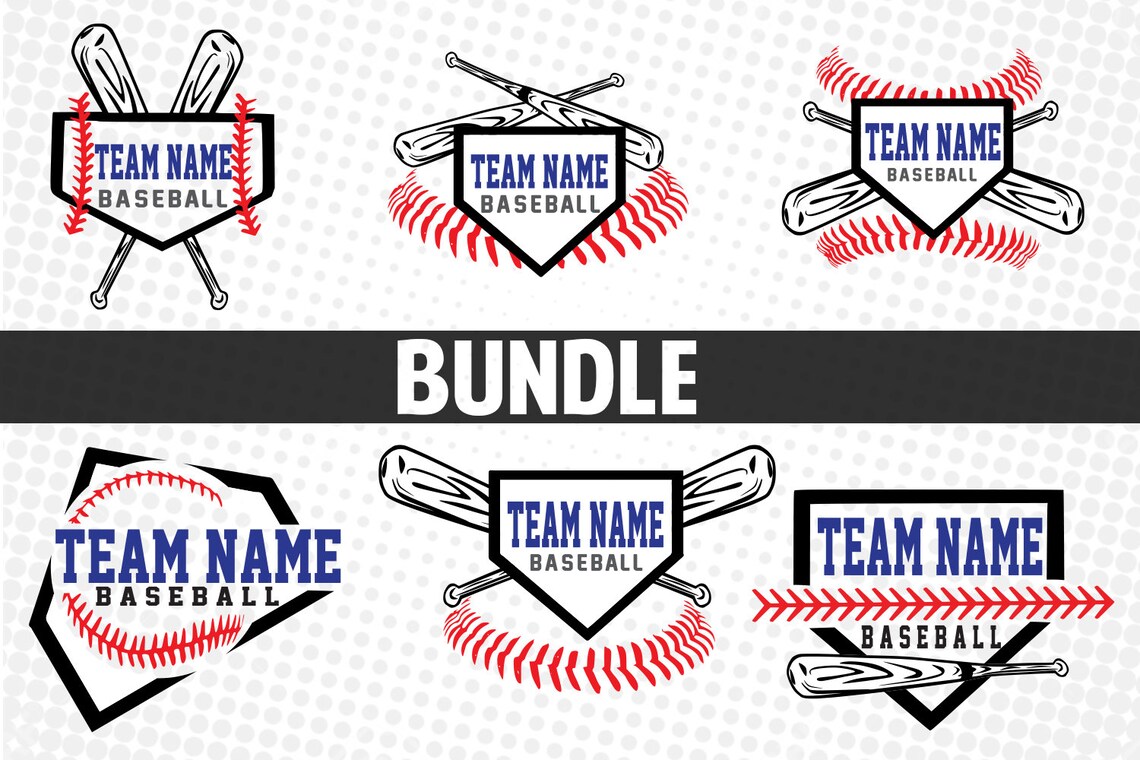 Custom Name Baseball Svg Team Name Svgbaseball Svgsoftball | Etsy