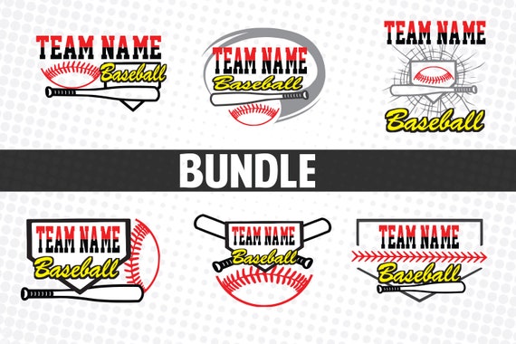 Custom team Name Baseball Svgbaseball Svgbaseball Cut - Etsy