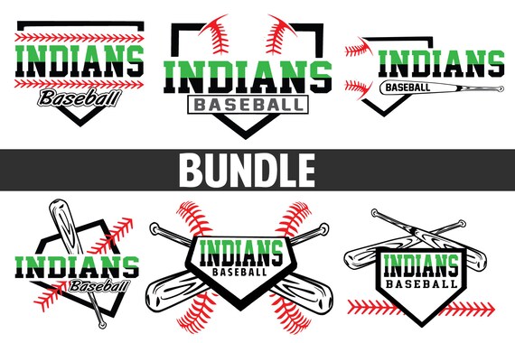 Indians Baseball Svg Dxf Eps Baseball Laces Download File - Etsy