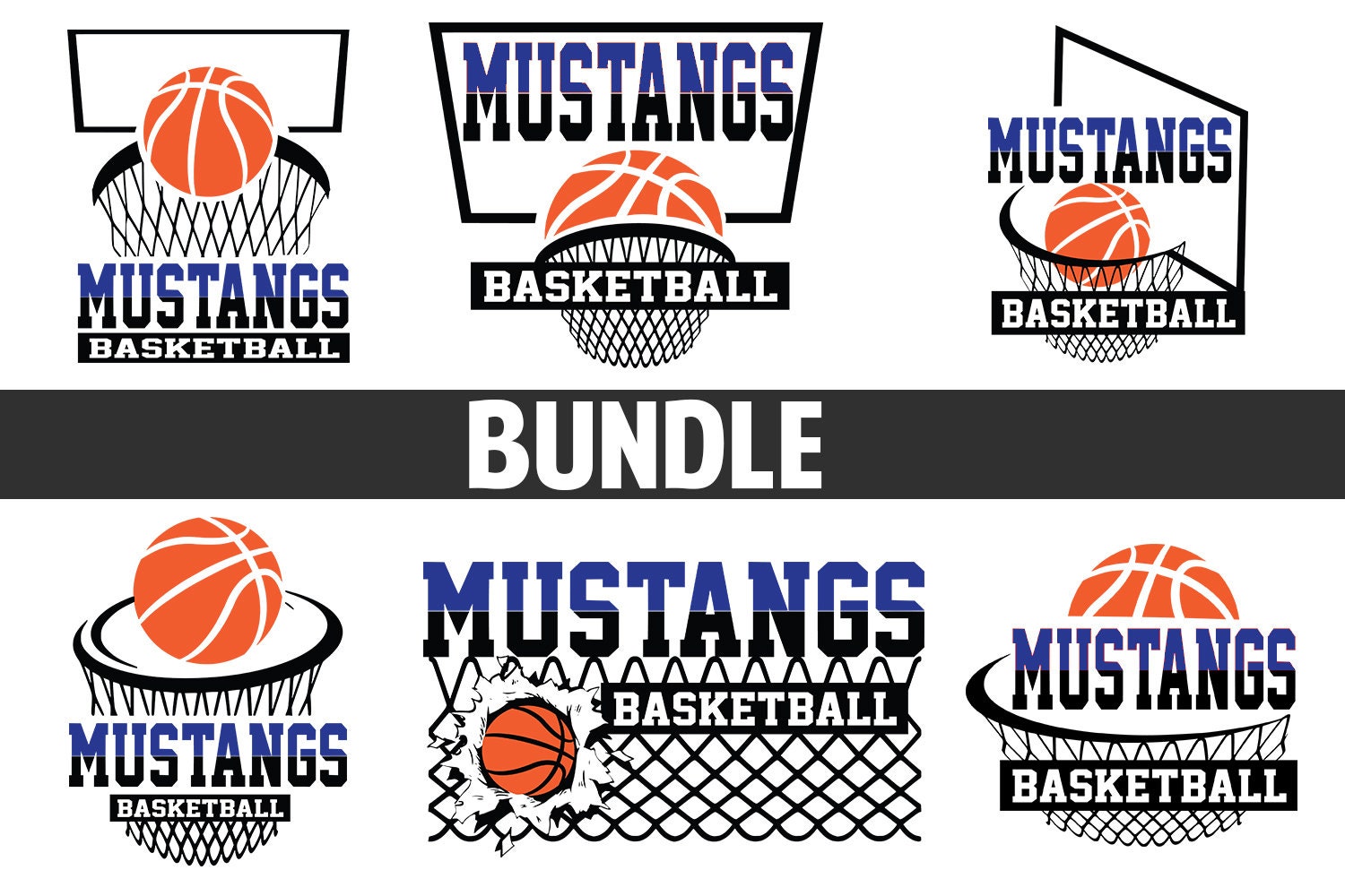 Mustangs Basketball SVG With Bundle Pack for T-shirt Printable - Etsy