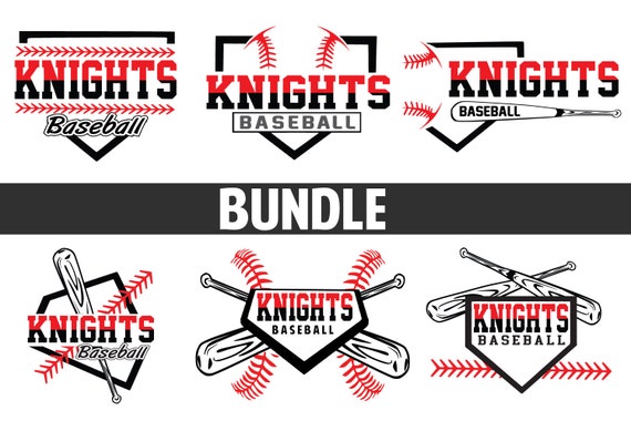 Knights Baseball Svg Dxf Eps Baseball Laces Download File - Etsy