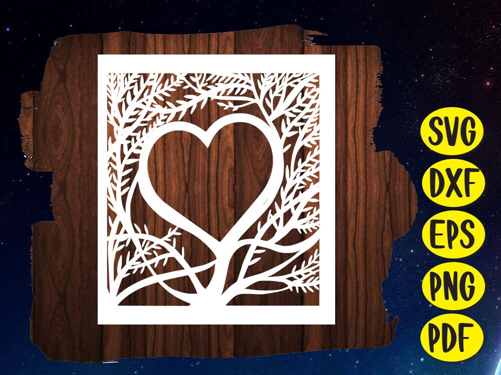 Papercut | Love | Wedding | Tree | Heart | Cut File | Handcutting ...