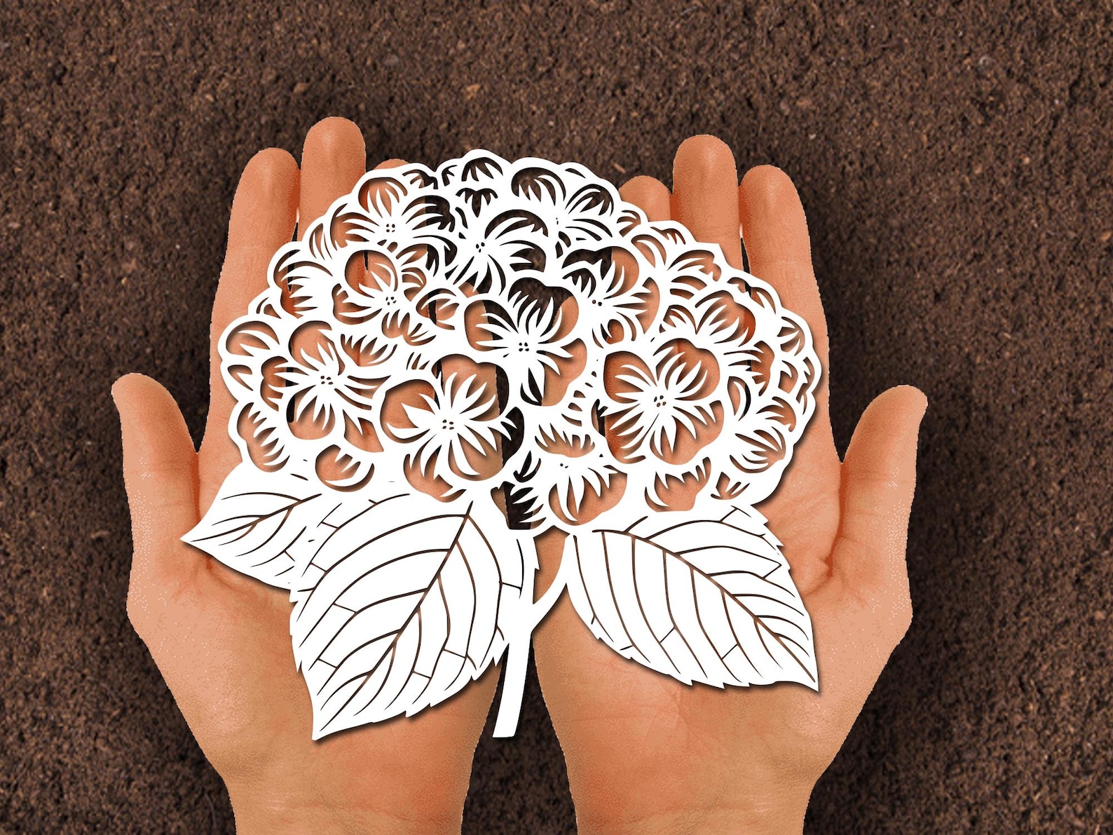 Hydrangea Flower SVG Bundle: Vector Cut Files for Cricut & Silhouette ...