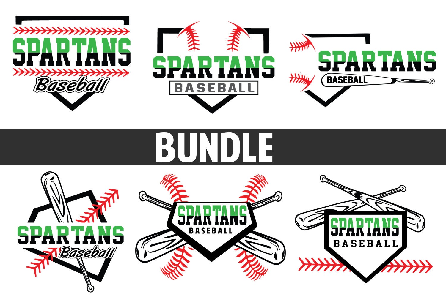 Spartans Baseball Svg Dxf Eps Baseball Laces Download File - Etsy