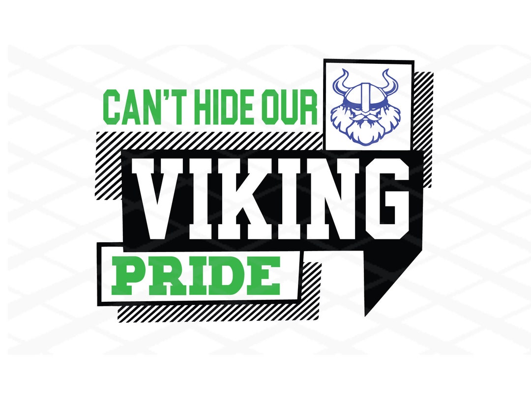 Vikings Pride SVG: Sports Mascot Cut File (digital Download) - Etsy