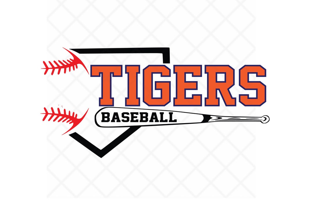 Tigers Baseball Svg Dxf Eps Baseball Laces Download File Silhouette ...